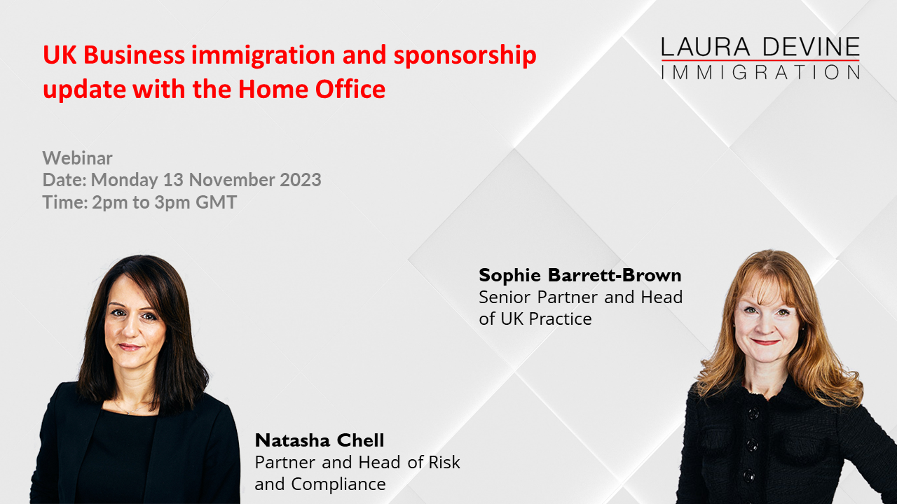 UK Immigration Webinar | UK Sponsorship update with the Home Office ...