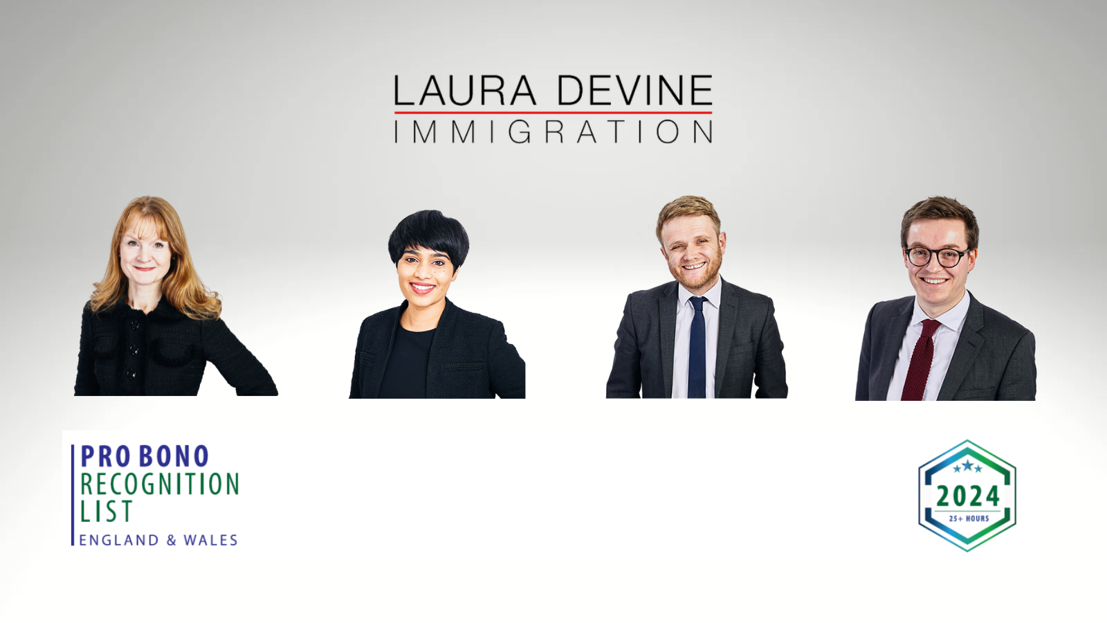 Laura Devine Immigration lawyers featured on Pro Bono Recognition List ...